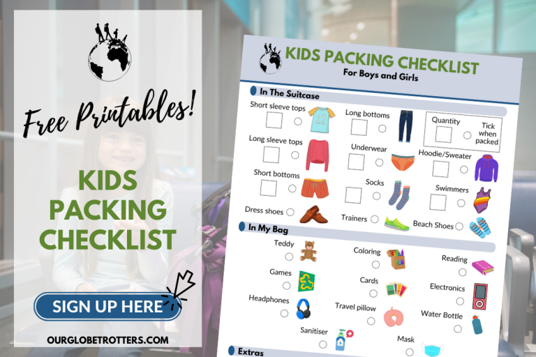 Printable Kids Packing List For Your Next Family Vacation • Our ...