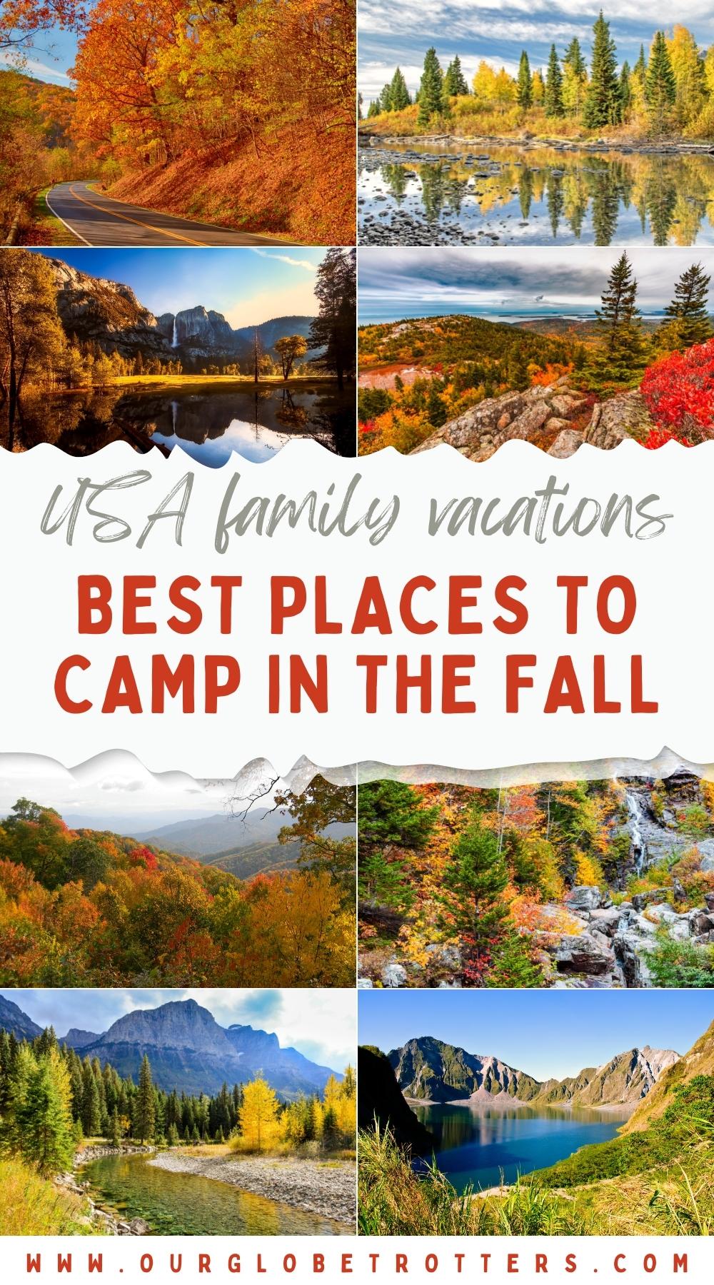 10 Best Campgrounds to View Fall Foliage in the US • Our Globetrotters